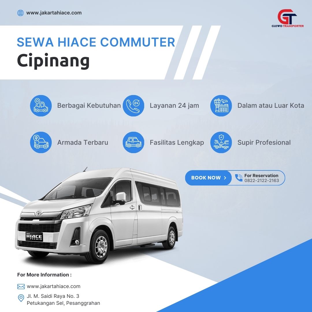 Sewa Hiace Commuter Cipinang Pulo Gadung Jakarta Timur - Sewa Hiace Jakarta