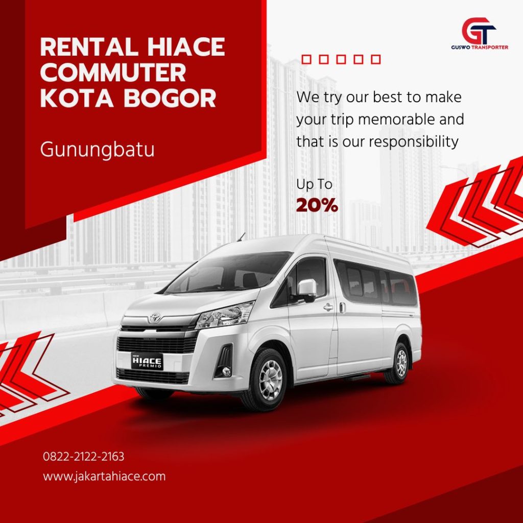 Rental Hiace Commuter Gunungbatu Bogor Barat Kota Bogor - Sewa Hiace ...